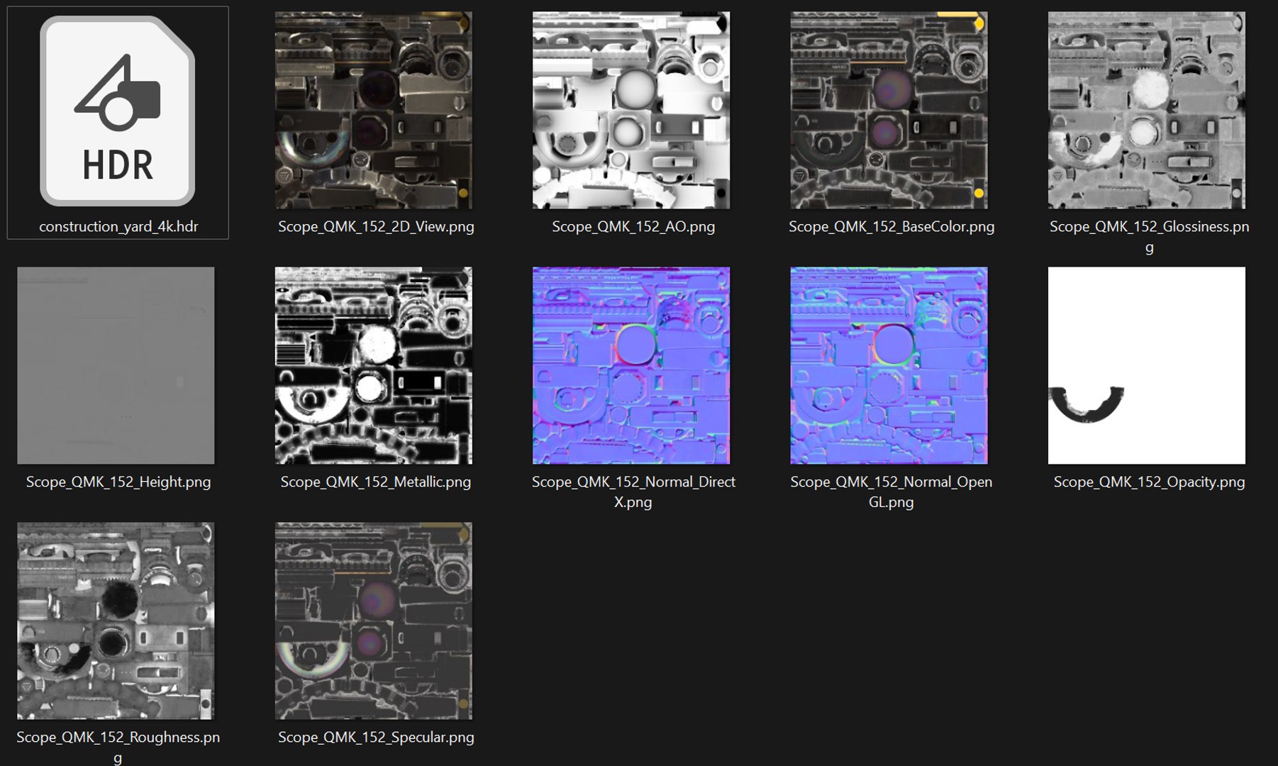 3D Scope QMK 152 For QBZ 191 192 - TurboSquid 2147982