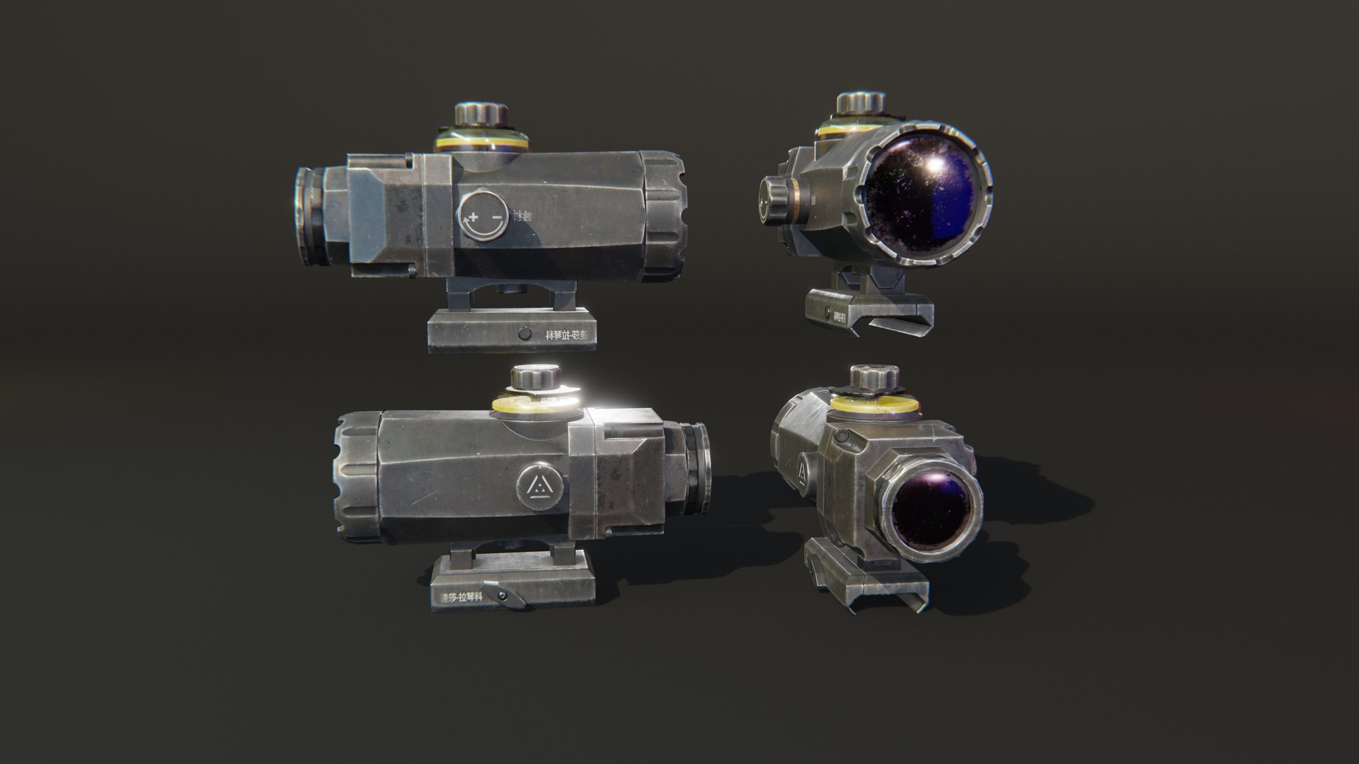 3D Scope QMK 152 For QBZ 191 192 - TurboSquid 2147982