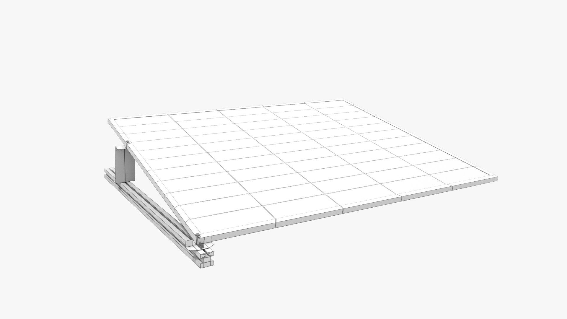 3D Roof Solar Panel Model - TurboSquid 1949648