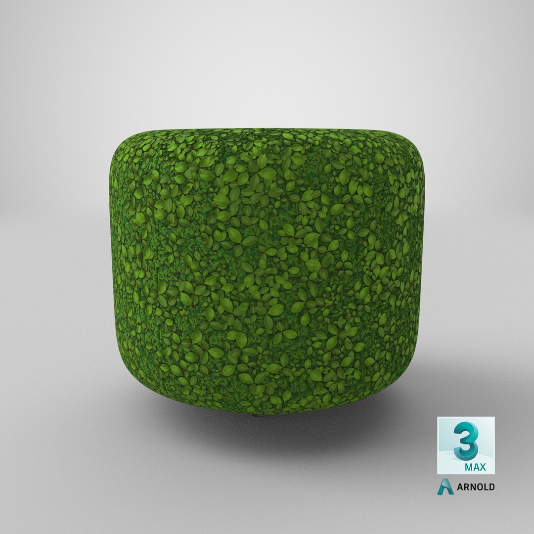3D Stylized Cylinder Bush V1 Model - TurboSquid 2095931