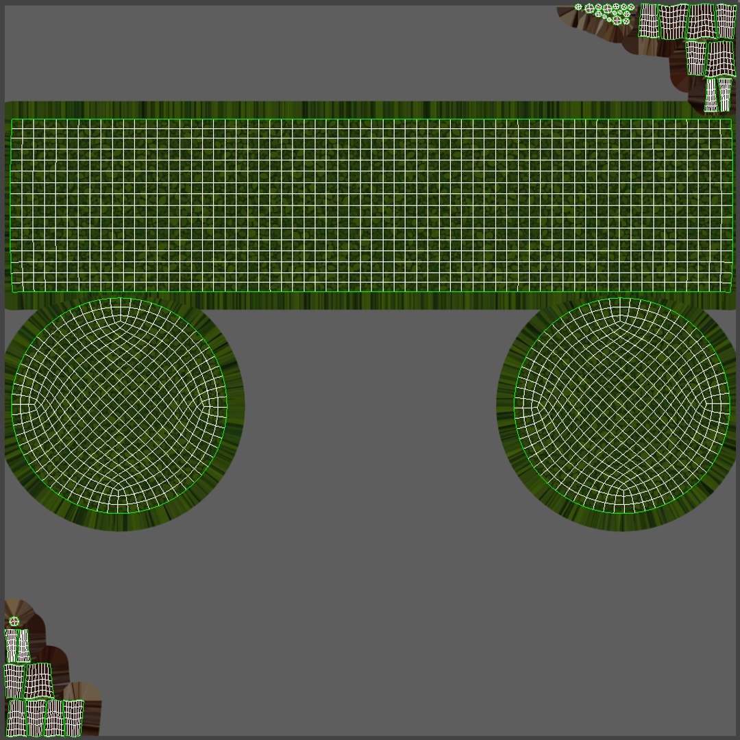 3D Stylized Cylinder Bush V1 Model - TurboSquid 2095931