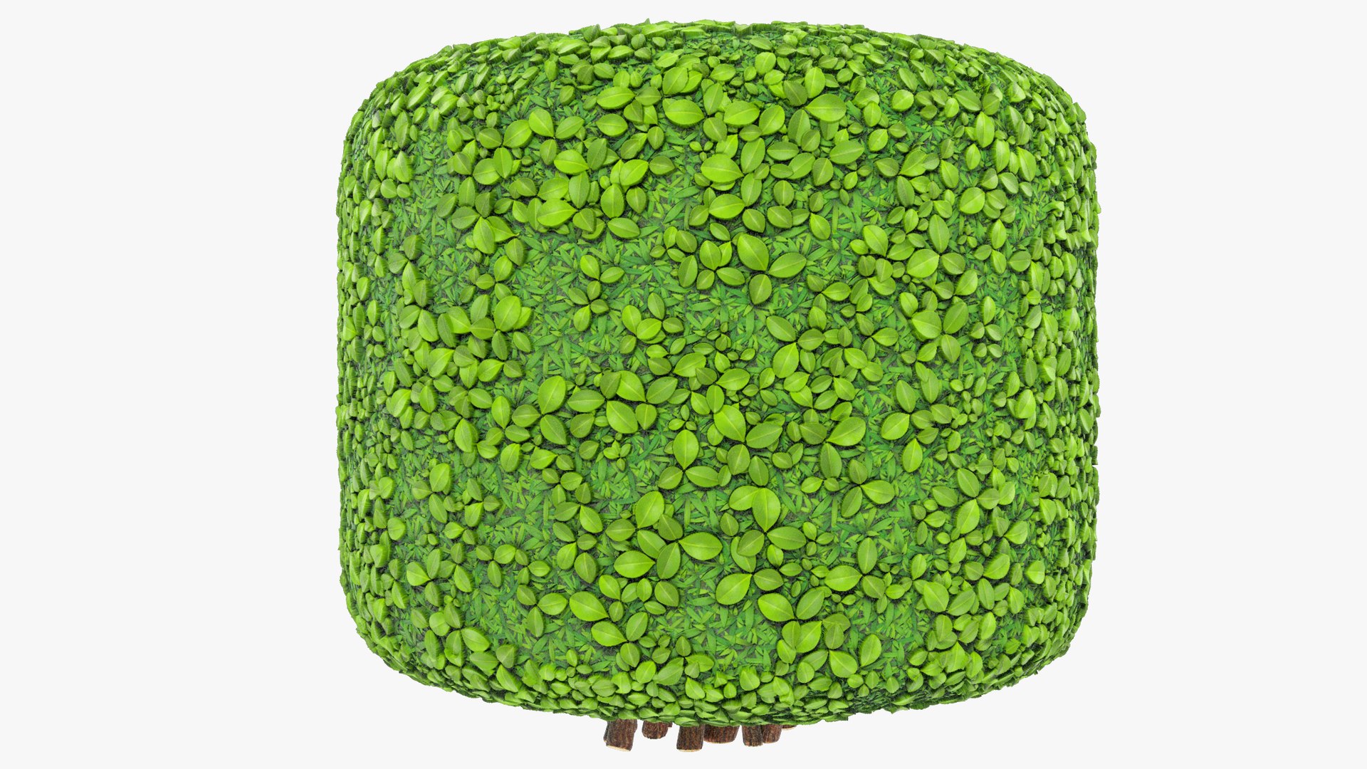 3D Stylized Cylinder Bush V1 Model - TurboSquid 2095931