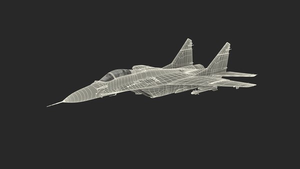 modelo 3d Vuelo de aviones de combate multifunción MiG 29 - TurboSquid ...