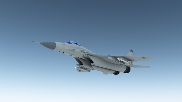 modelo 3d Vuelo de aviones de combate multifunción MiG 29 - TurboSquid ...