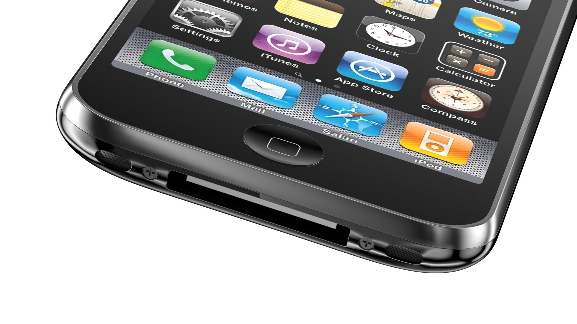 3D Model Apple IPhone 3G Black - TurboSquid 2127625