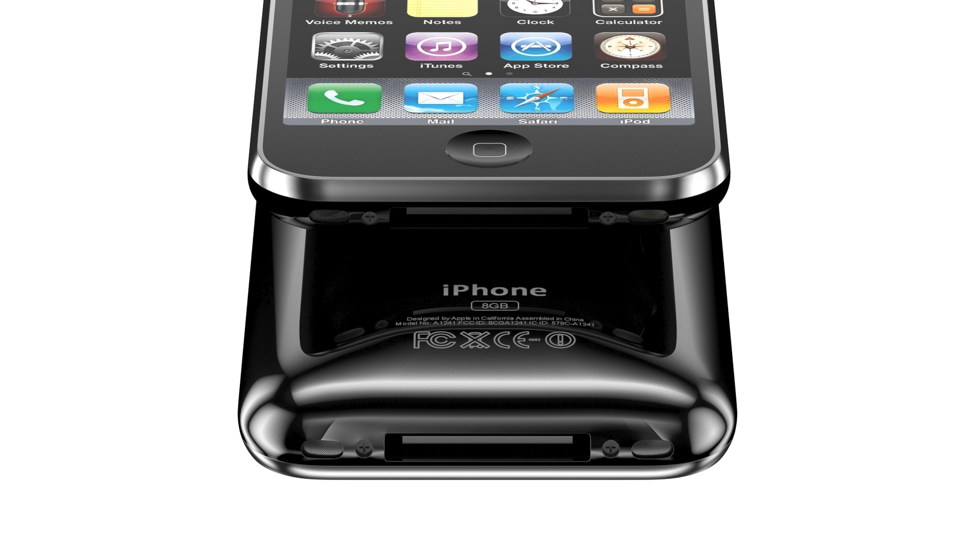 3D Model Apple IPhone 3G Black - TurboSquid 2127625