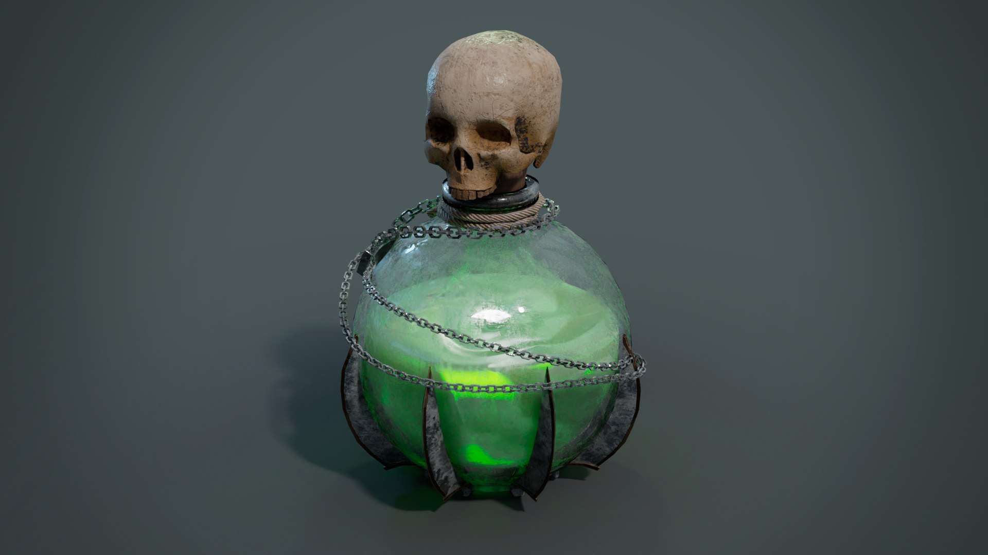 3D Poison Bottle - TurboSquid 1772387