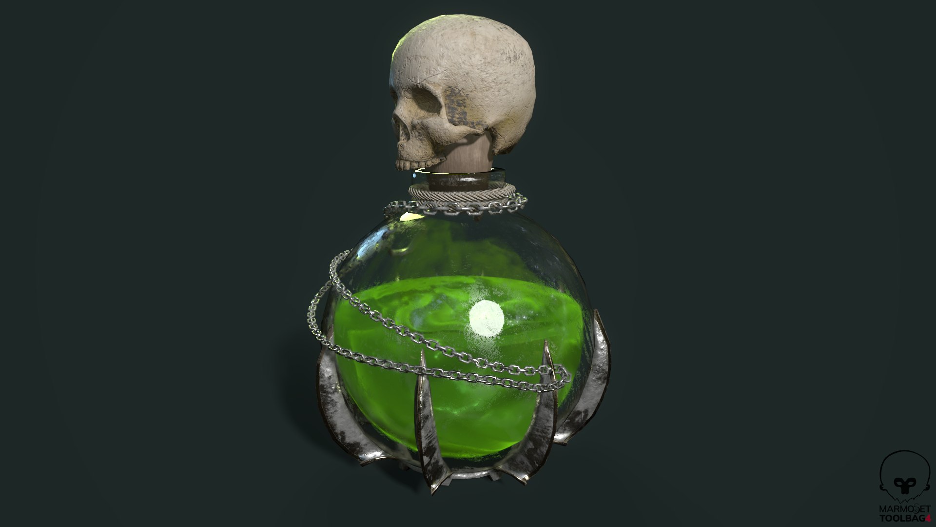 3D Poison Bottle - TurboSquid 1772387