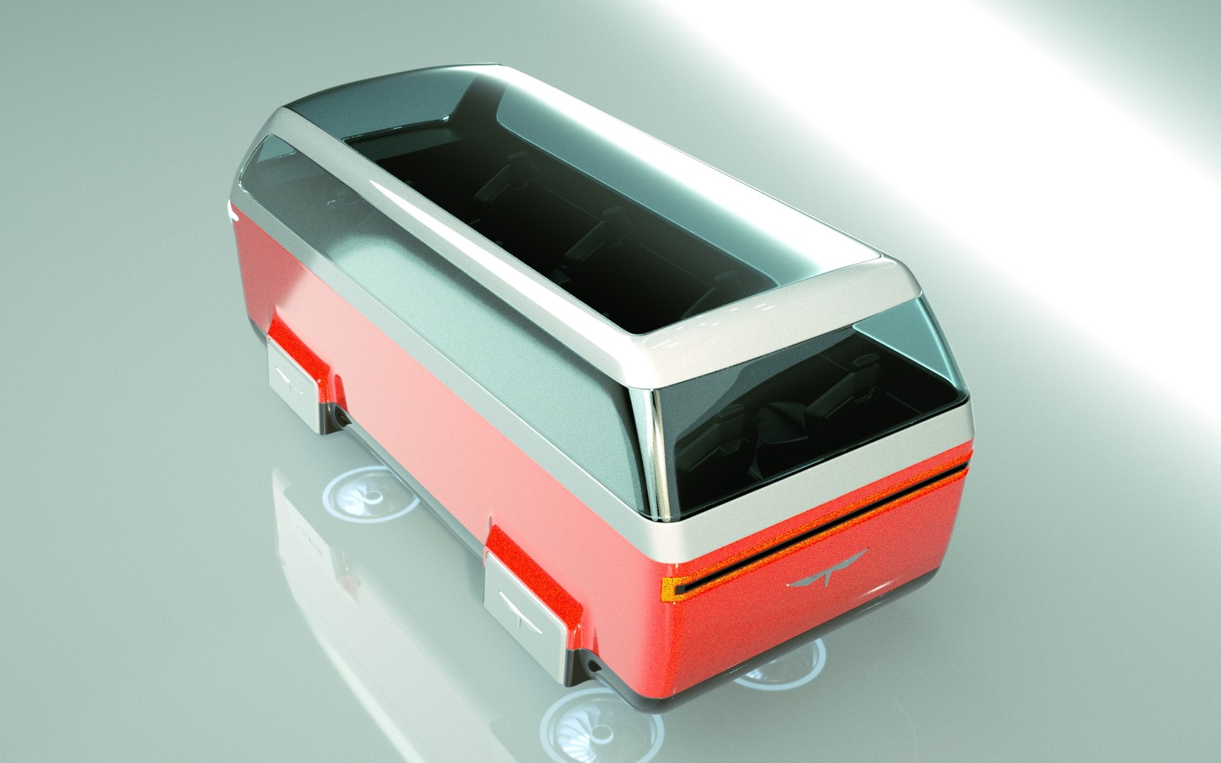 3D Hover Minivan Van - TurboSquid 1245398
