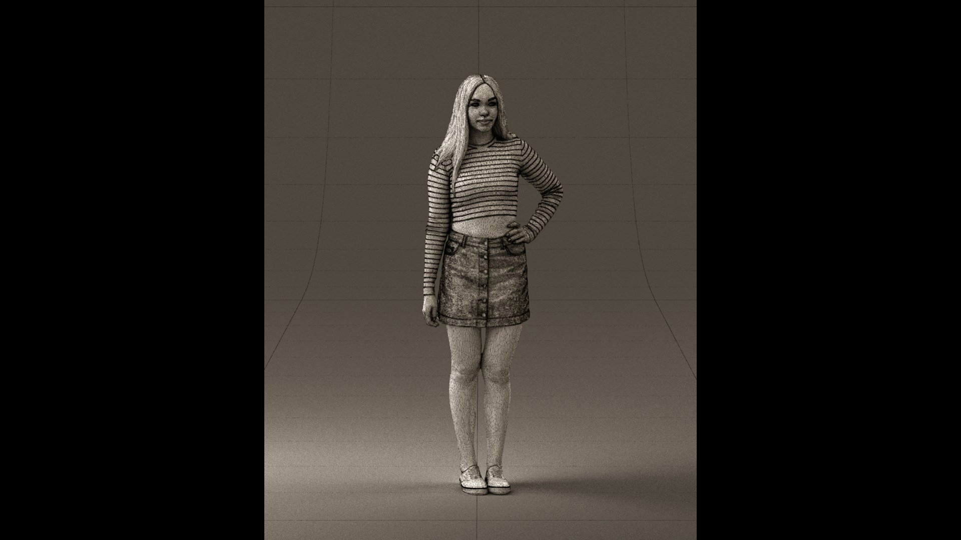 Scanned realistic human model - TurboSquid 1646490
