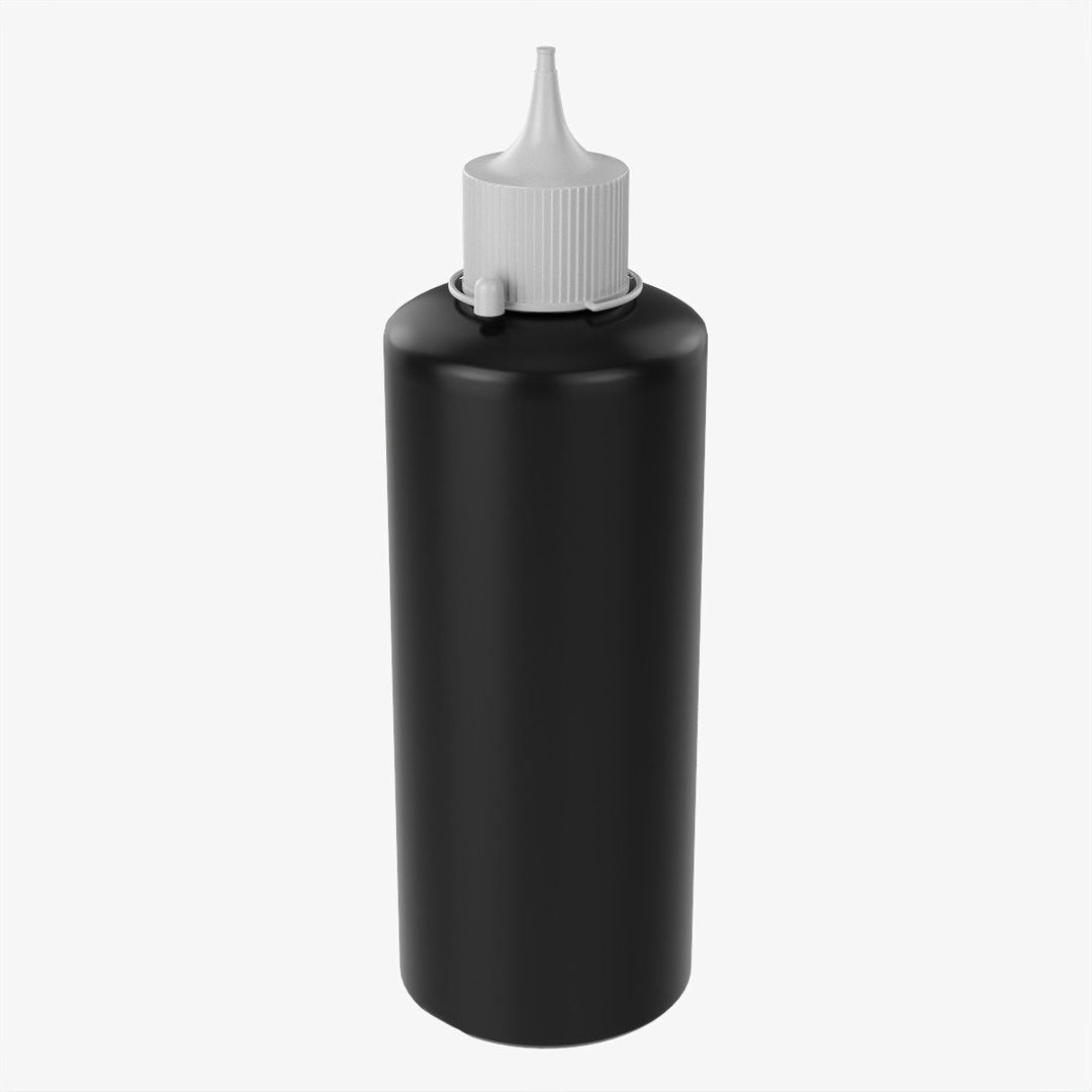 Hydrogen peroxide plastic bottle model - TurboSquid 1779970