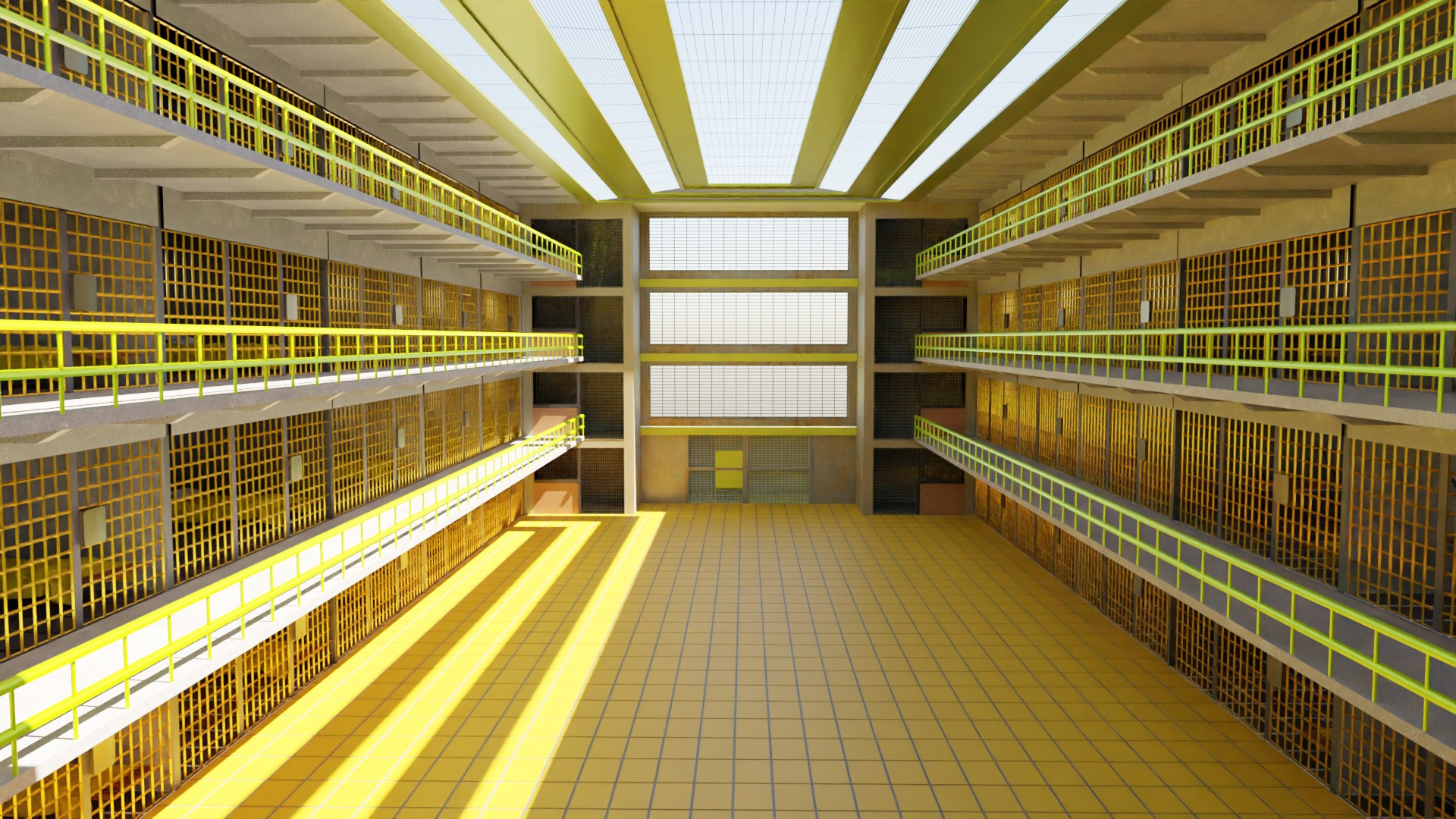 Prison Interior 3D model - TurboSquid 2154600