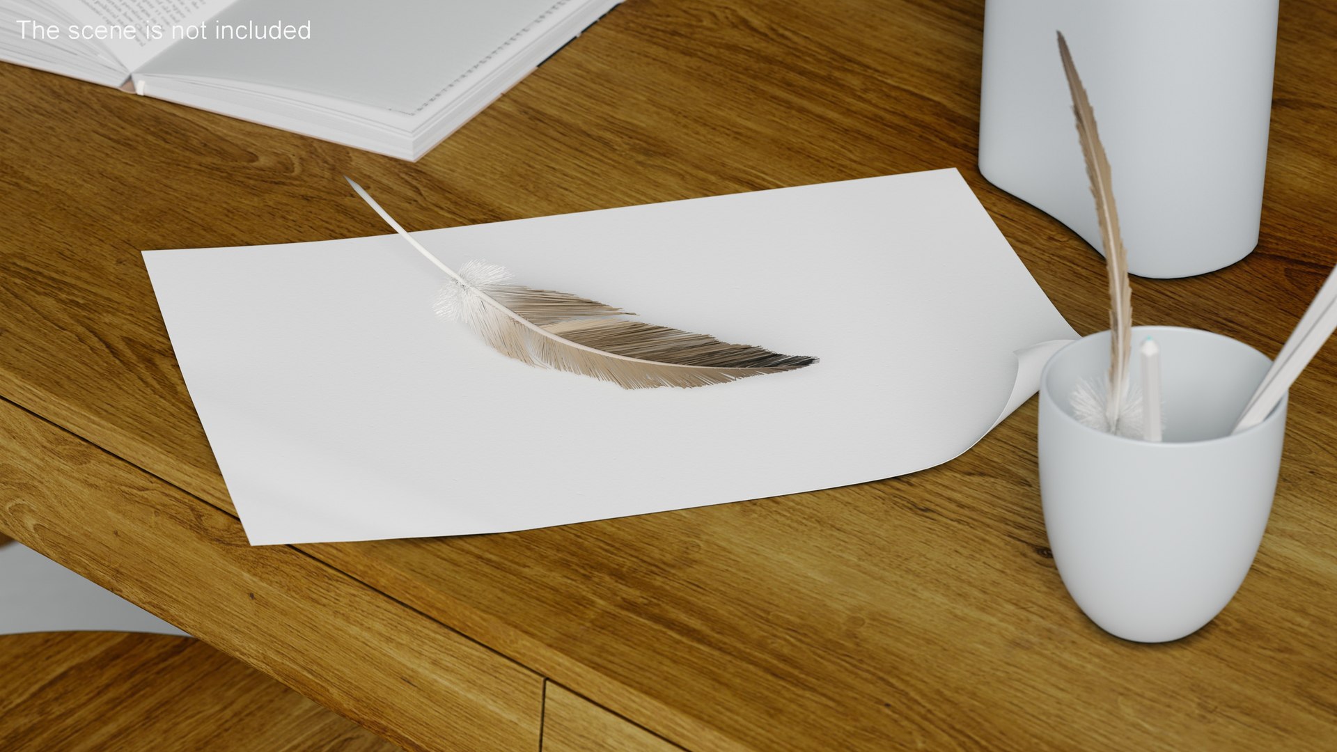 Empty Paper With Curled Corners 3D Model - TurboSquid 1993738