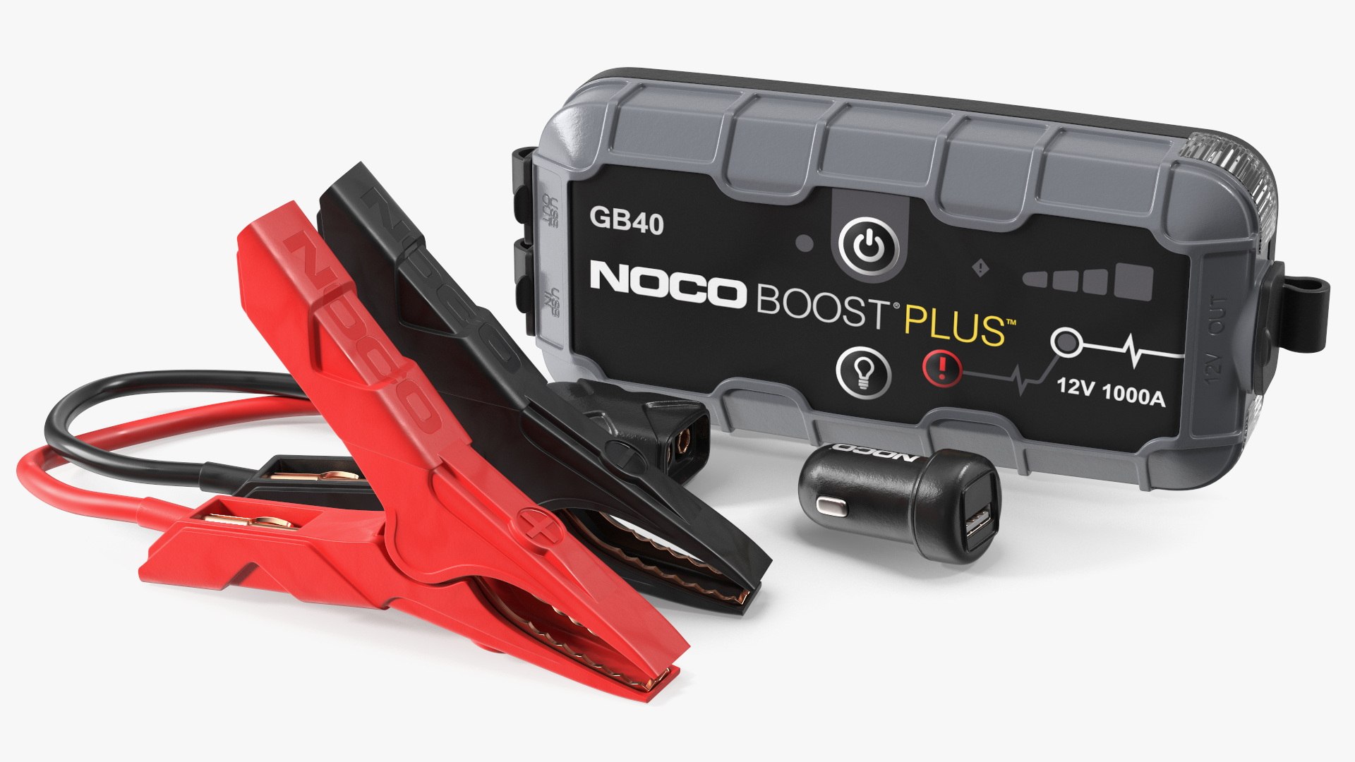 Portable Car Jump Starter NOCO Boost Plus model - TurboSquid 2027794