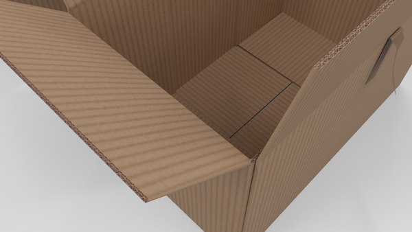 modelo 3d Cardboard Box - TurboSquid 1997350