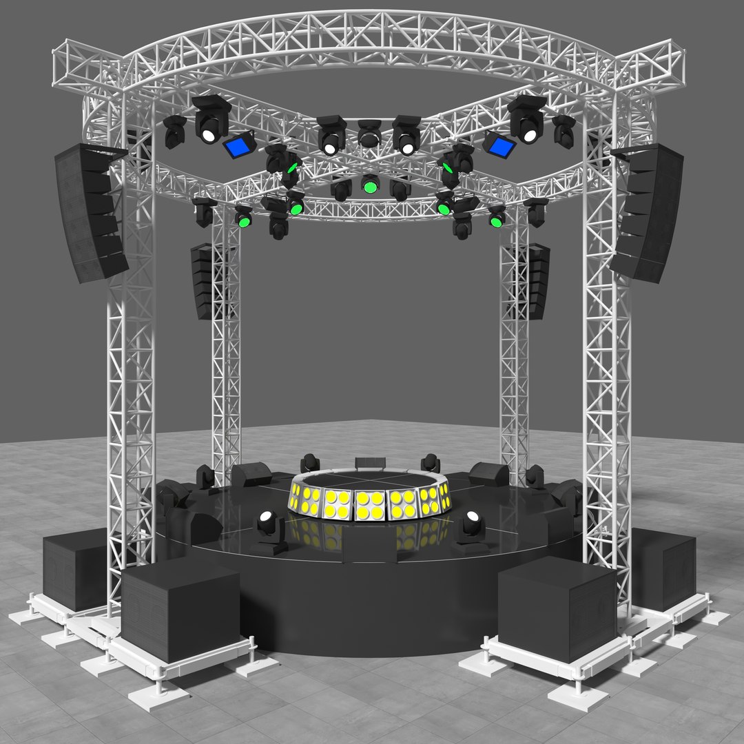 Stage 1 - 360 Degree 3D - TurboSquid 1860964