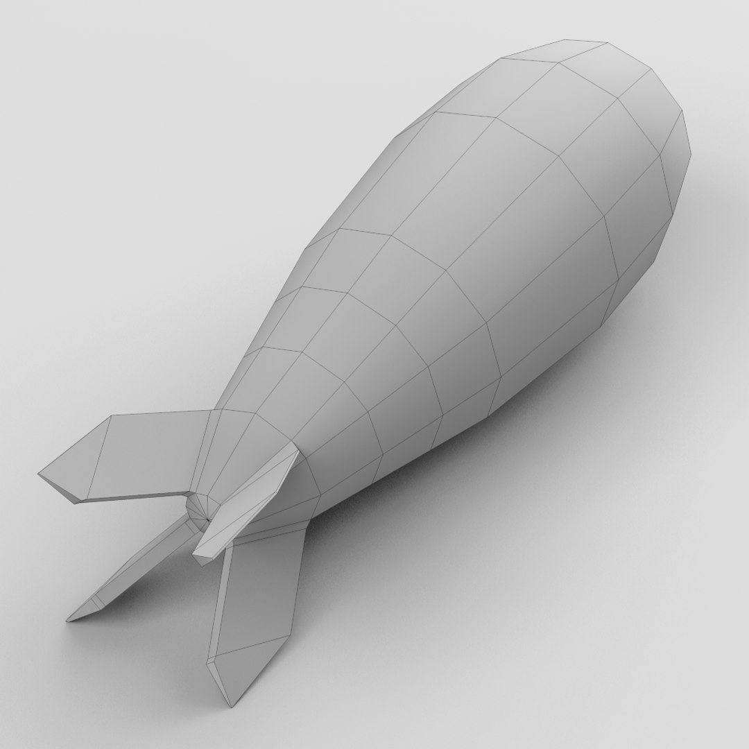 3d Model Cartoon Nuclear