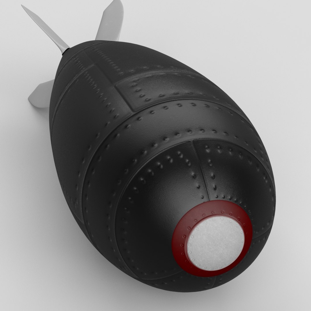 3d Model Cartoon Nuclear