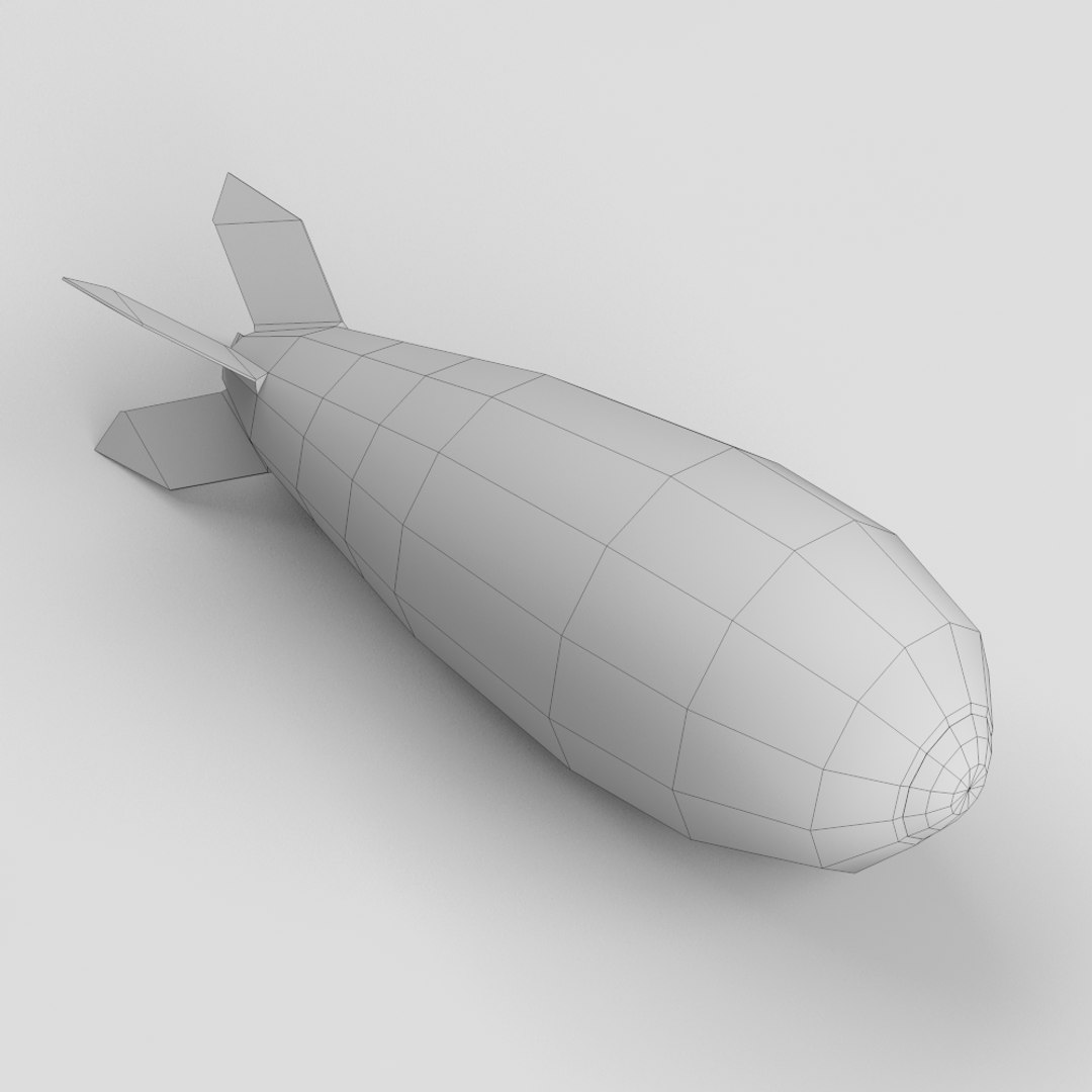 3d Model Cartoon Nuclear