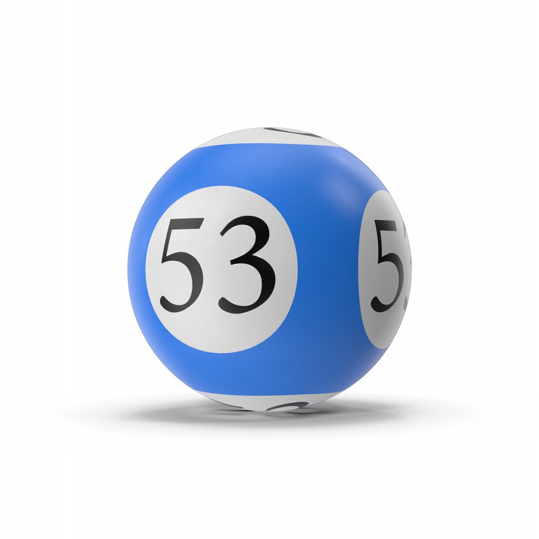 Bingo Ball 53 3D Model - TurboSquid 2415502