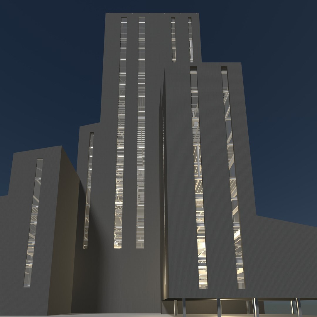 3D Industrial Factory Tower 25i01 - TurboSquid 2333116