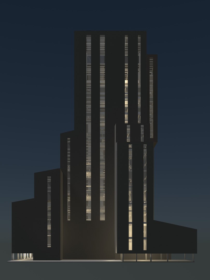 3D Industrial Factory Tower 25i01 - TurboSquid 2333116