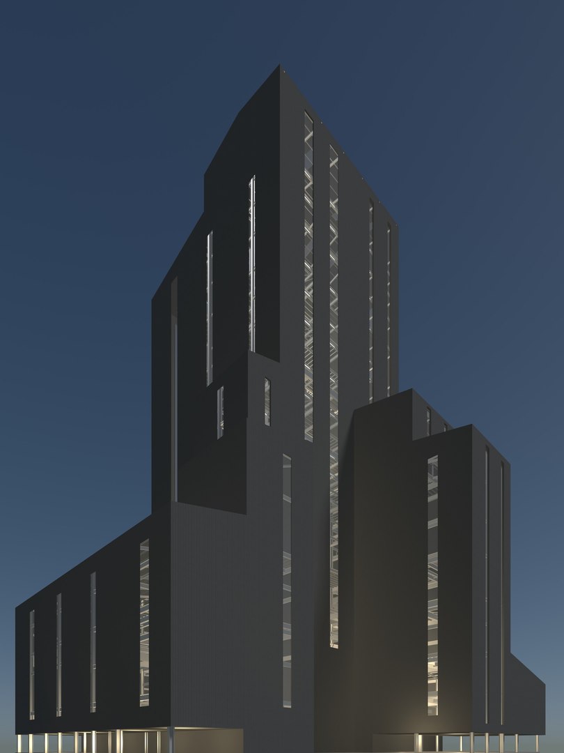3D Industrial Factory Tower 25i01 - TurboSquid 2333116