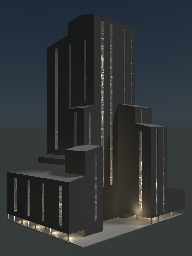 3D Industrial Factory Tower 25i01 - TurboSquid 2333116