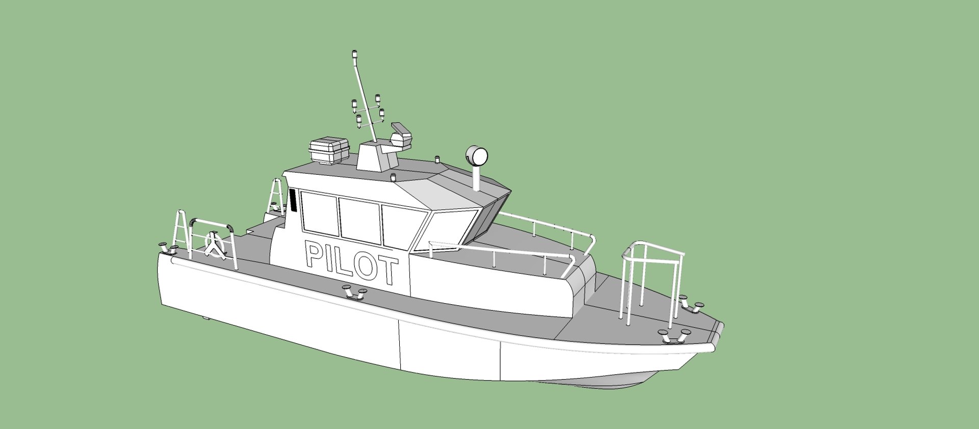 Pilot Boat Model - TurboSquid 1468984