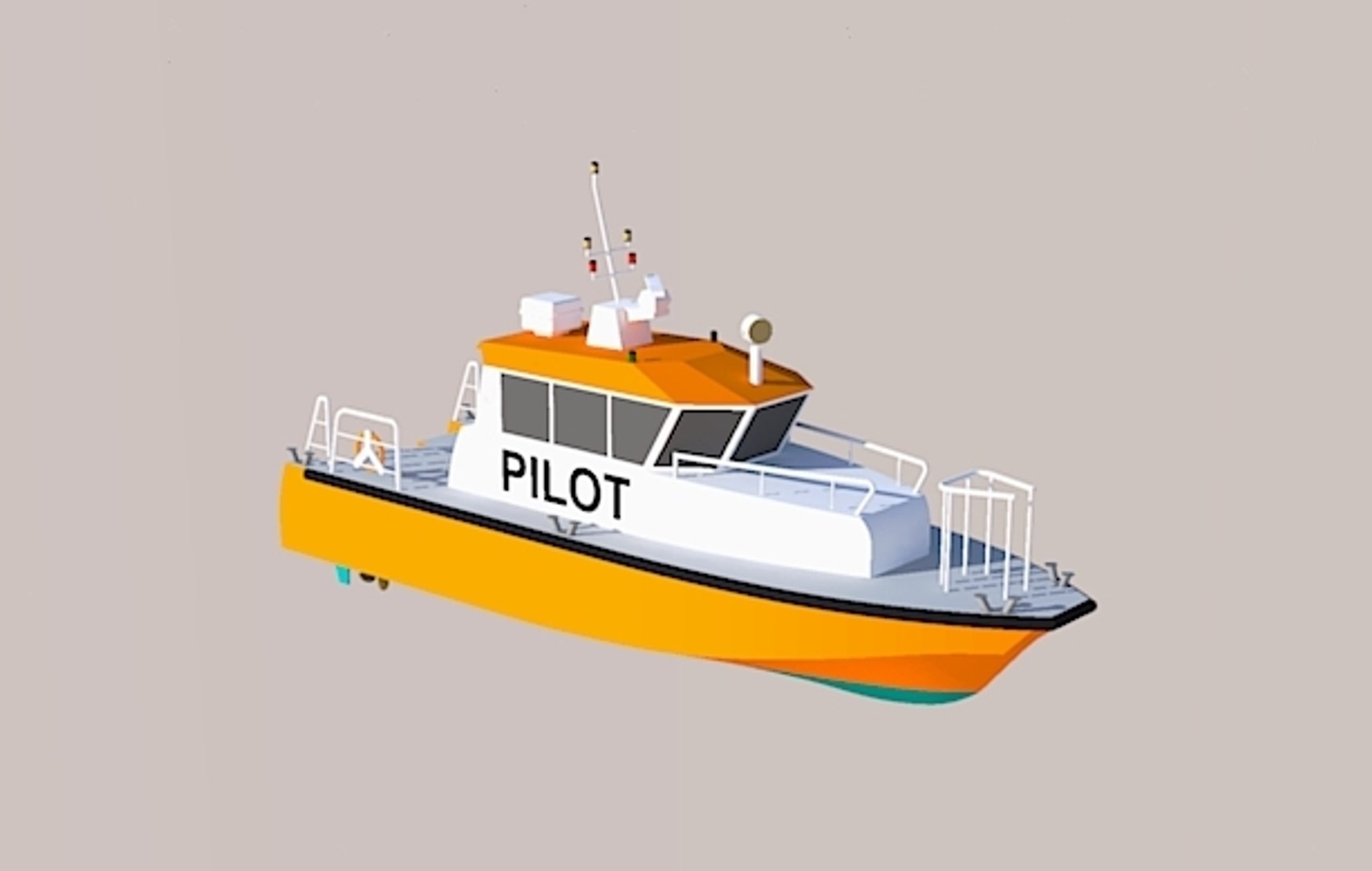 Pilot Boat Model - TurboSquid 1468984
