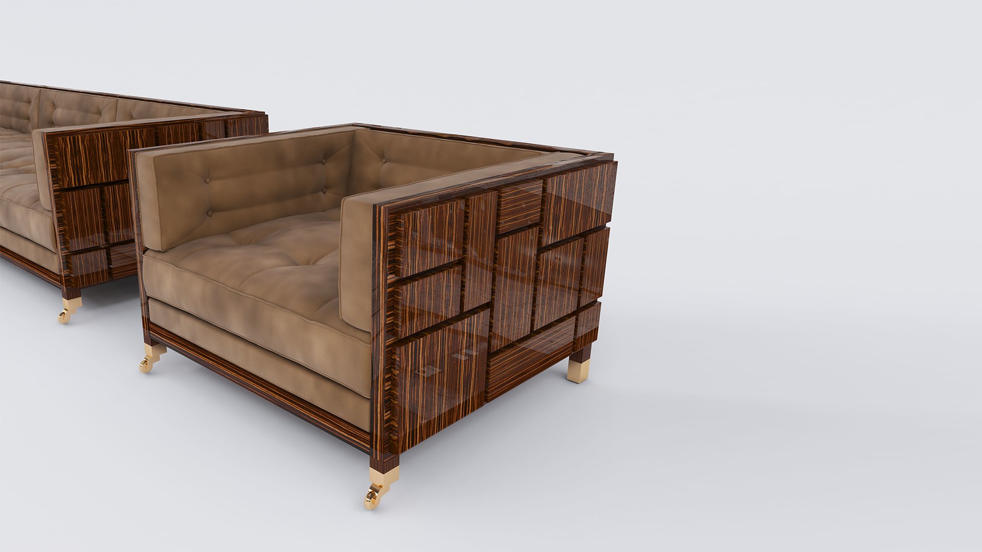 Mal Sofa-Club Chair model - TurboSquid 2182309