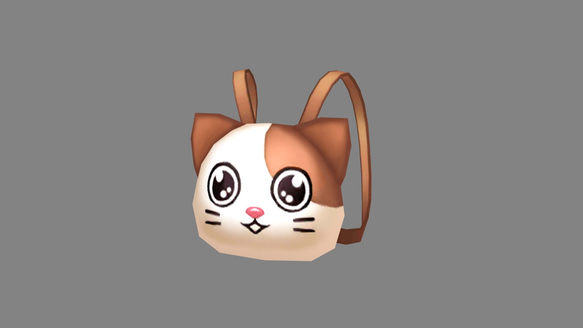 3D Cartoon Children School Bag - Cat Backpack - TurboSquid 1950745