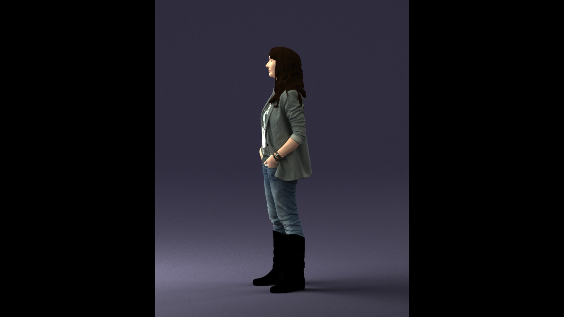 Scanned Realistic Human 3D Model - TurboSquid 1701709