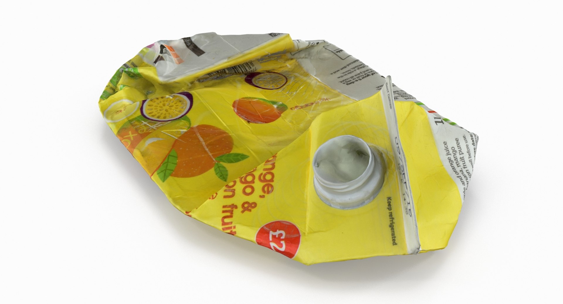 3D Trash Juice Carton - TurboSquid 1190247