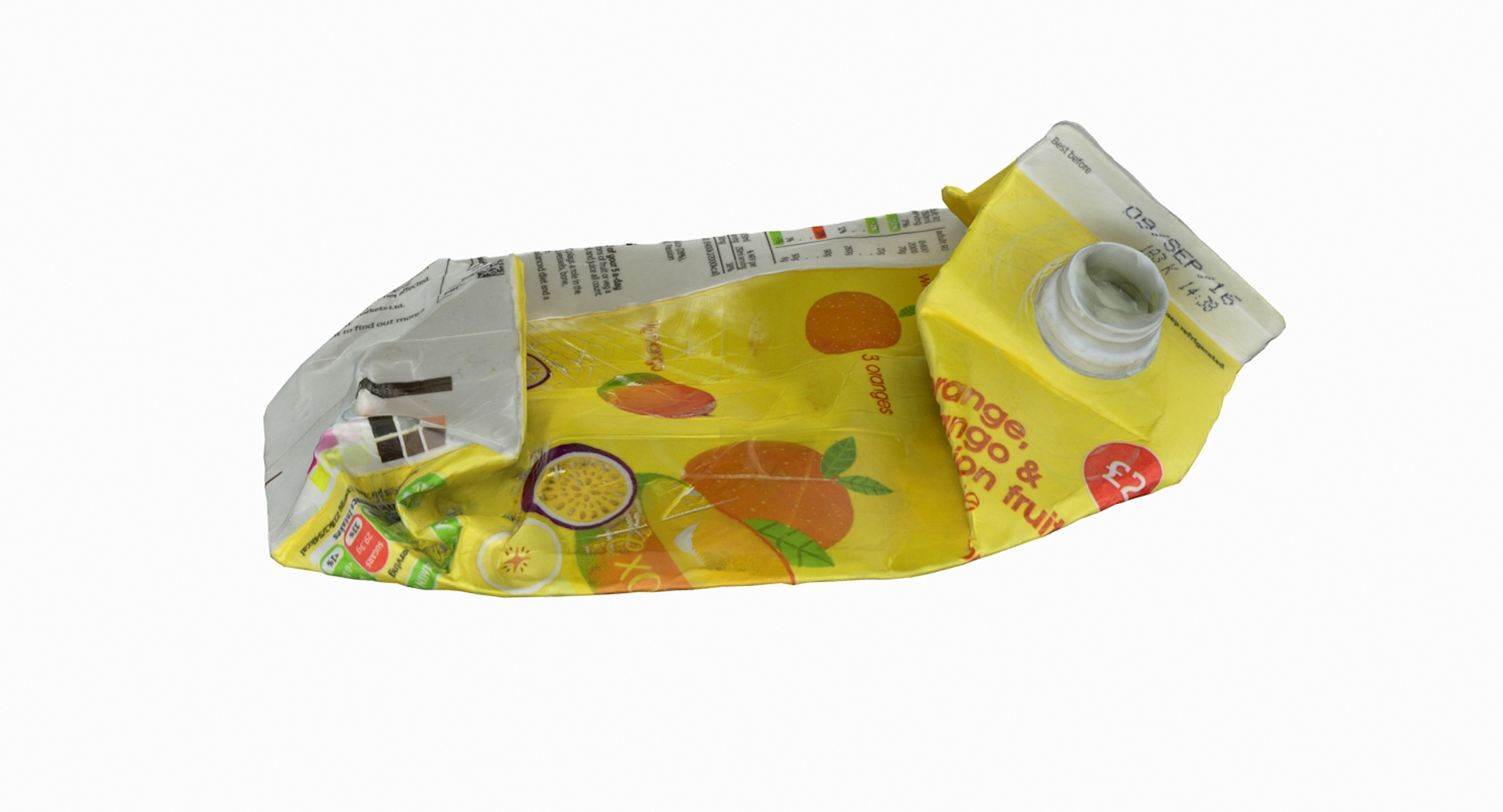 3D Trash Juice Carton - TurboSquid 1190247