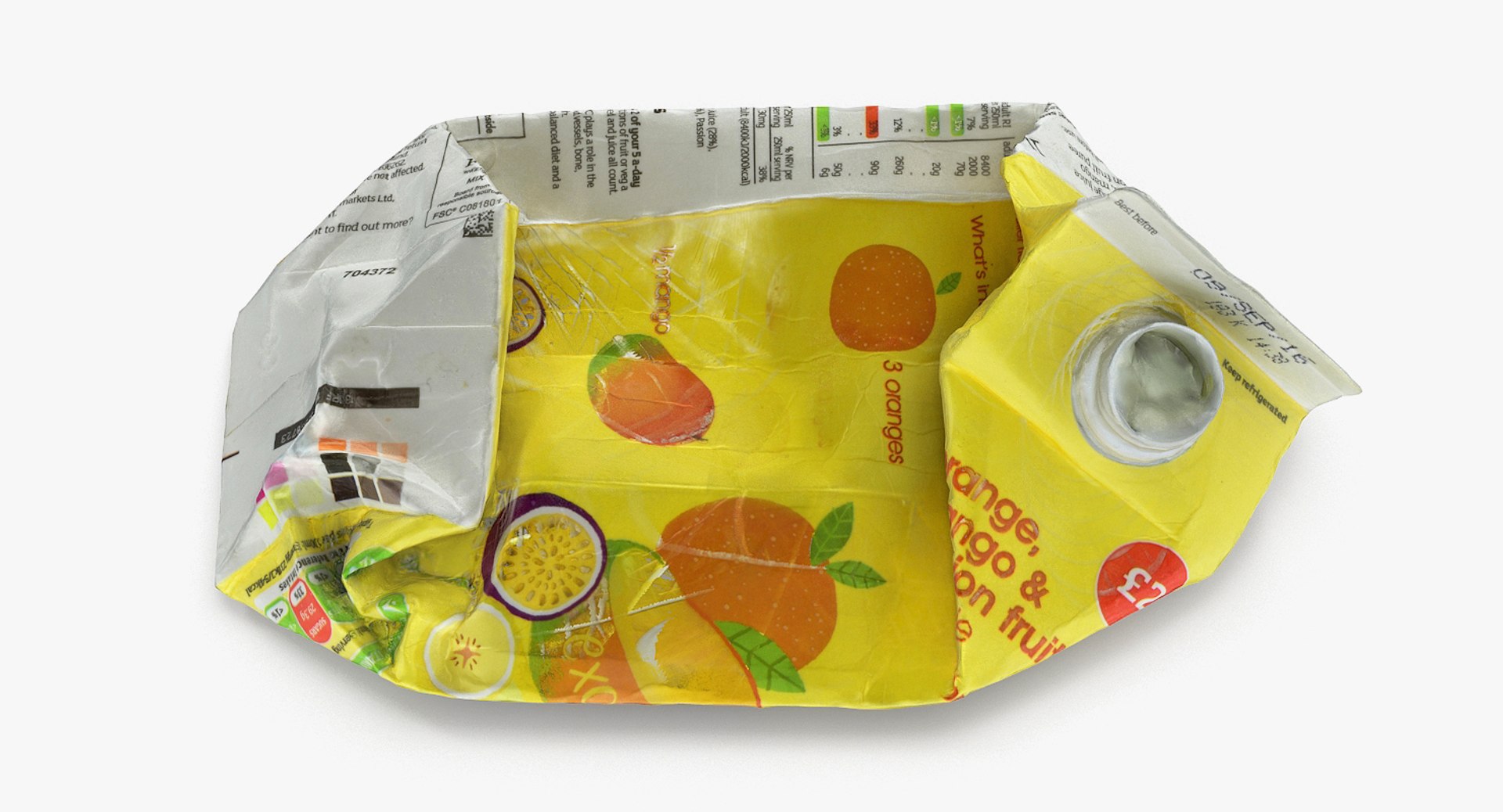 3D Trash Juice Carton - TurboSquid 1190247