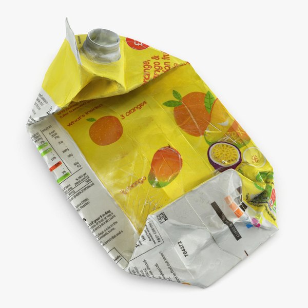 3D trash juice carton - TurboSquid 1190247