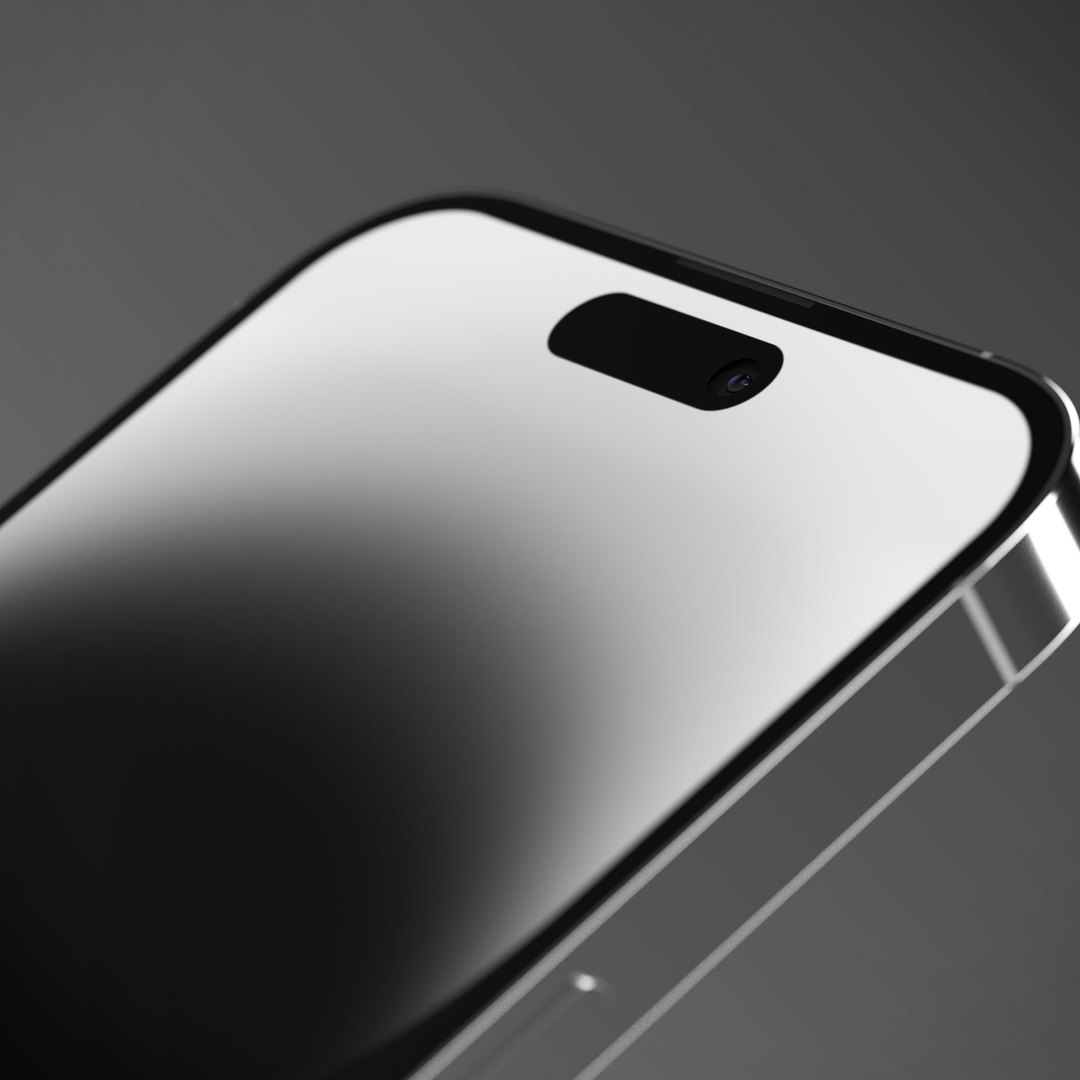 3D IPhone 14 Pro Max Silver Low-poly PBR - TurboSquid 1970177