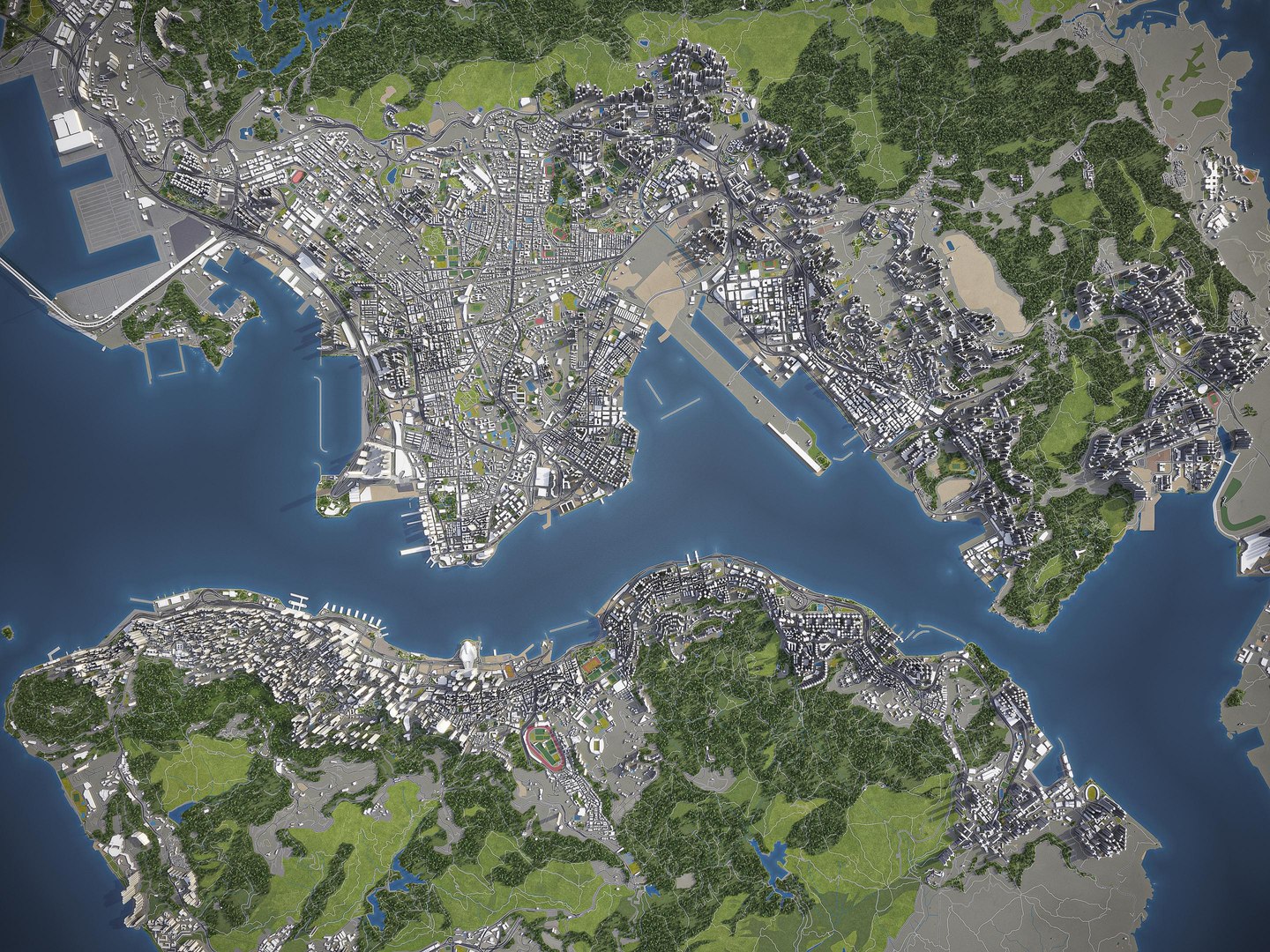 Hong kong 3D model - TurboSquid 1334433