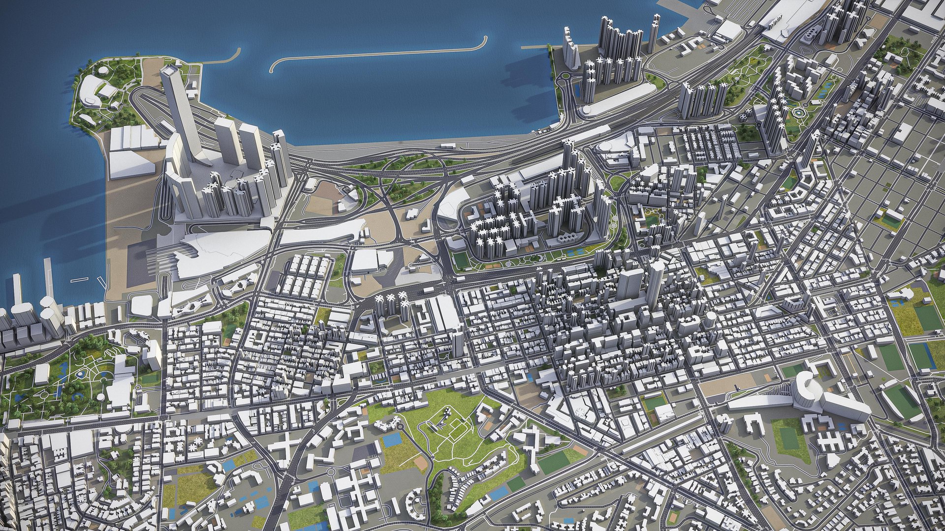 Hong kong 3D model - TurboSquid 1334433