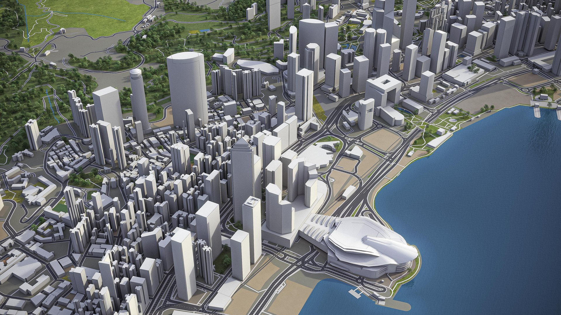 Hong Kong 3D Model - TurboSquid 1334433