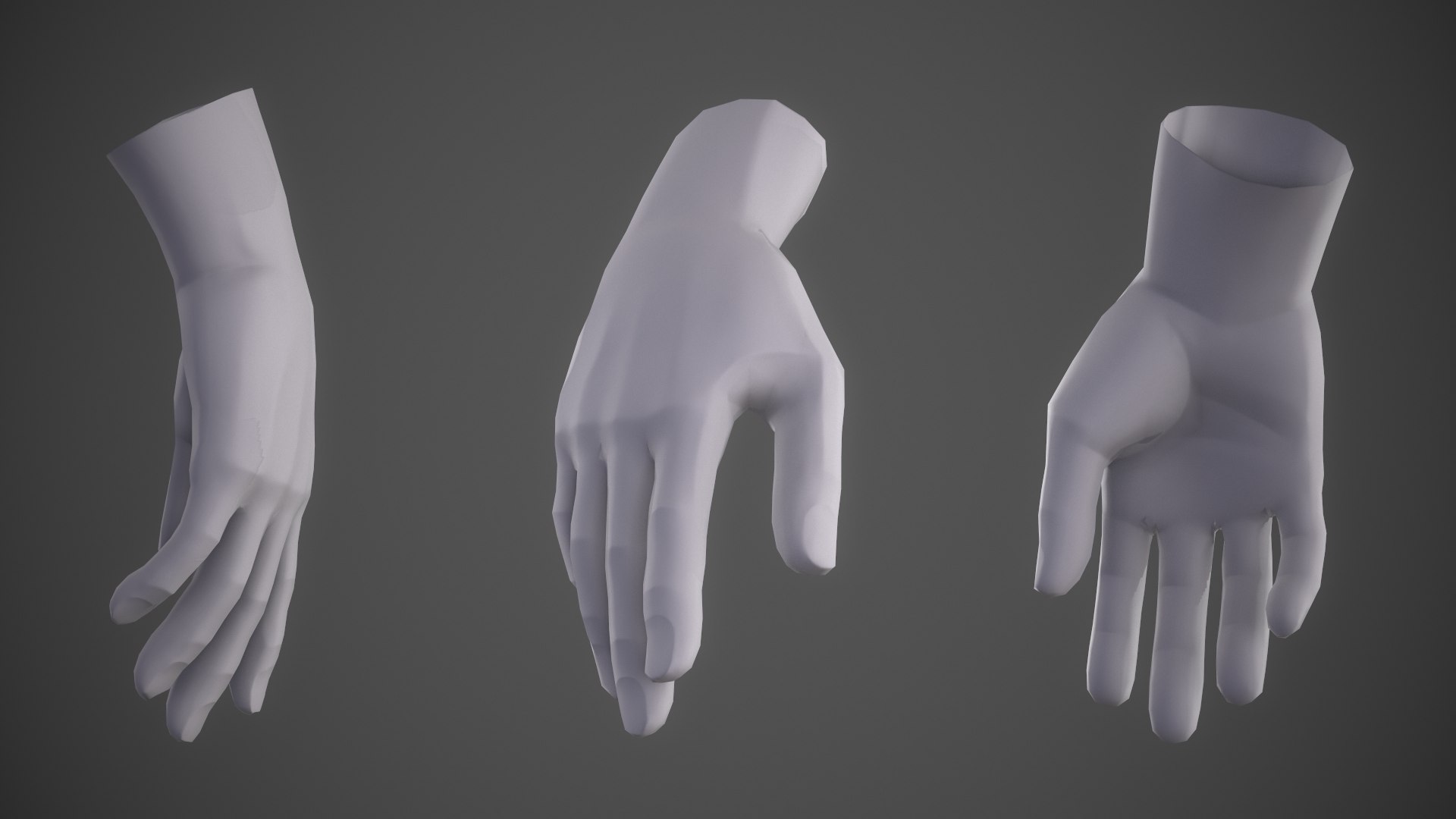 Stylised Hands 3D Model - TurboSquid 2286628