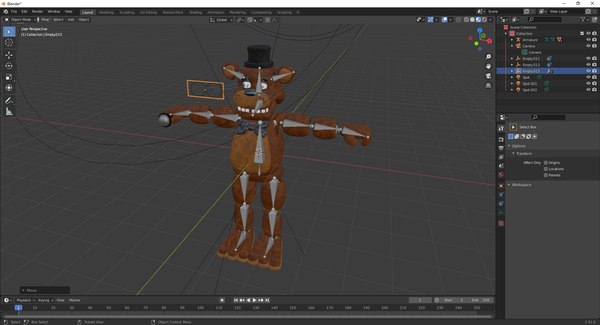 Fnaf Freddy Fazbear Modelo 3D - TurboSquid 2099576
