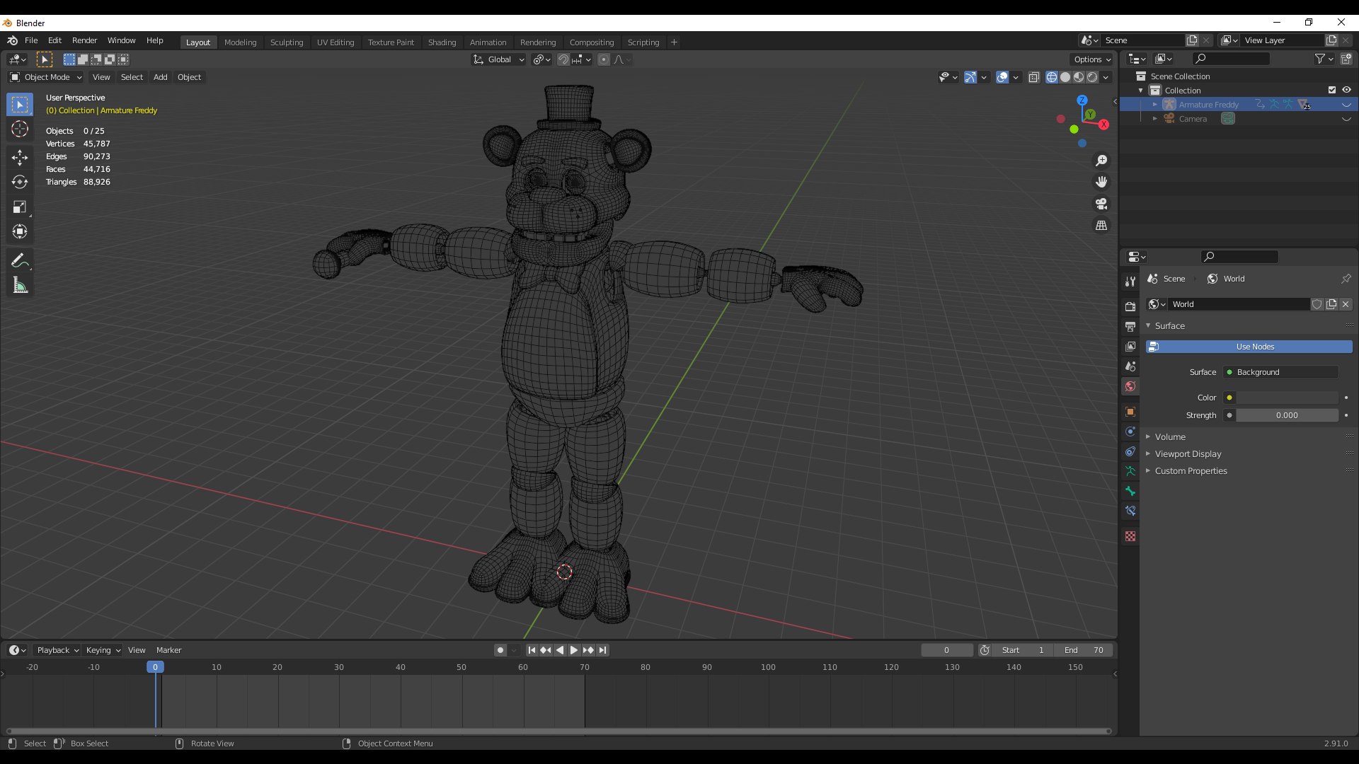 Fnaf Freddy Fazbear Model - TurboSquid 2099576