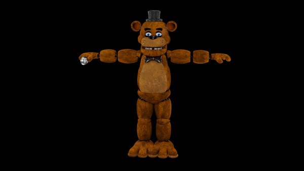 modelo 3d Fnaf Freddy Fazbear - TurboSquid 2099576