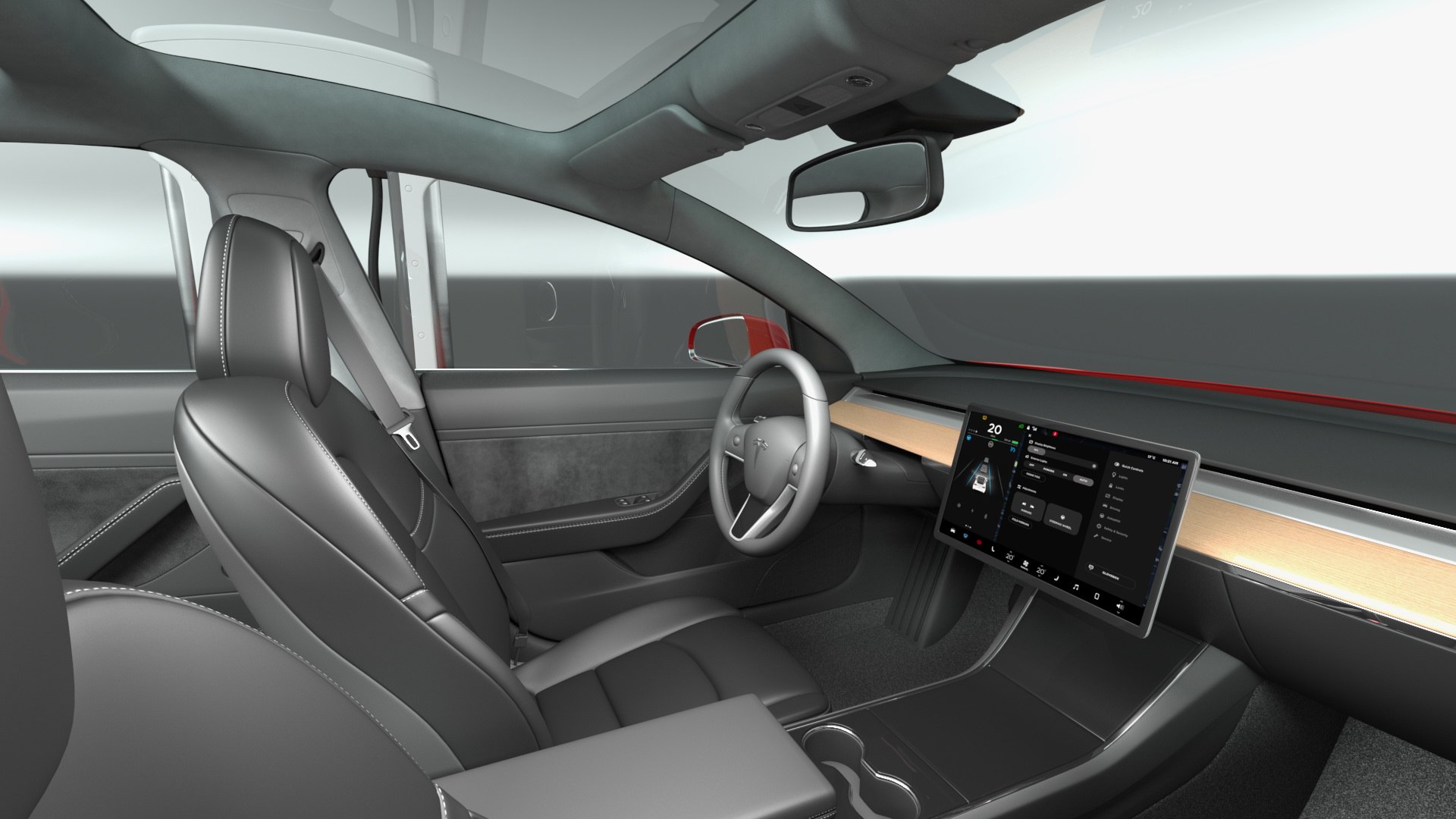 Electric Charging Station and Tesla Model 3 model - TurboSquid 1902552