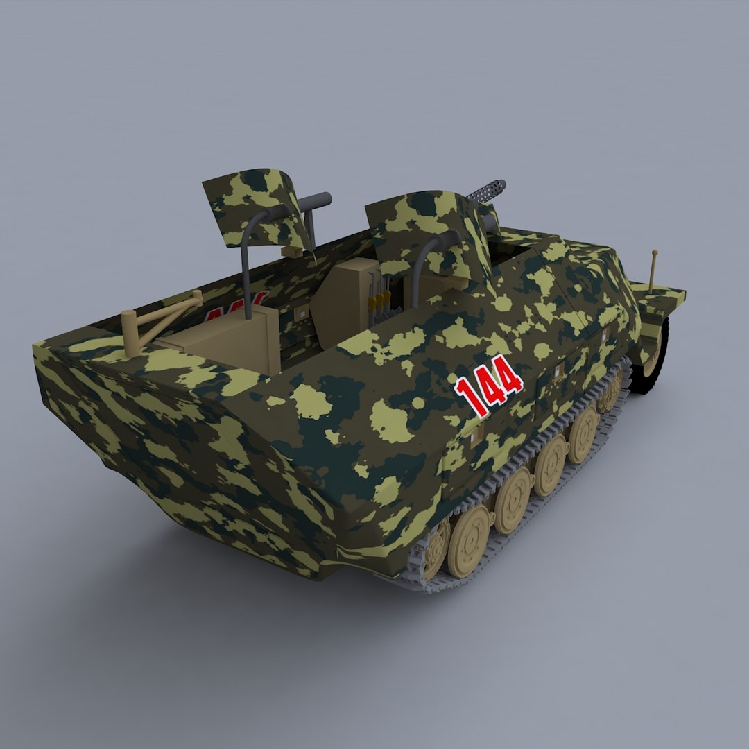 3D Sd Kfz 251-16 Ausf Model - TurboSquid 1340082