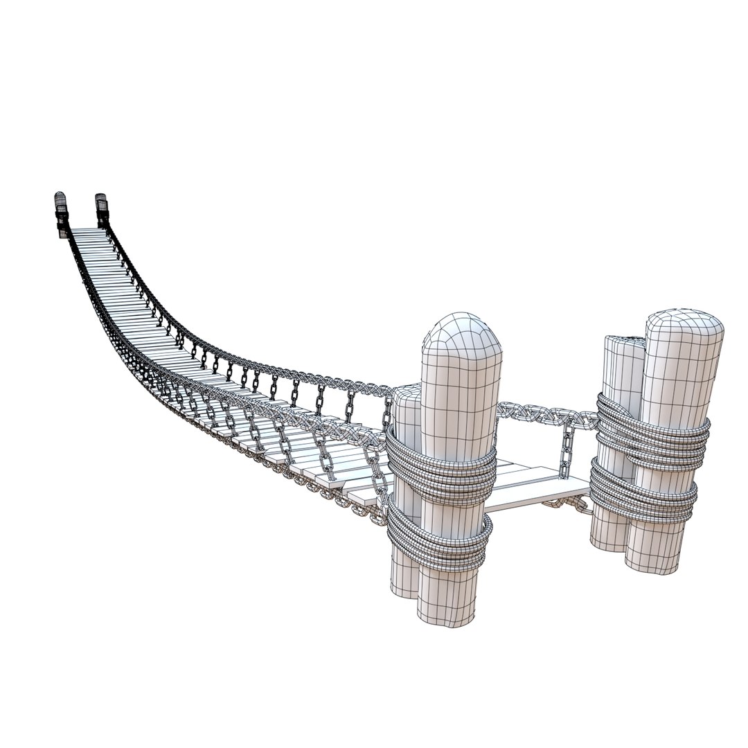 3D drawbridge bridge - TurboSquid 1220543