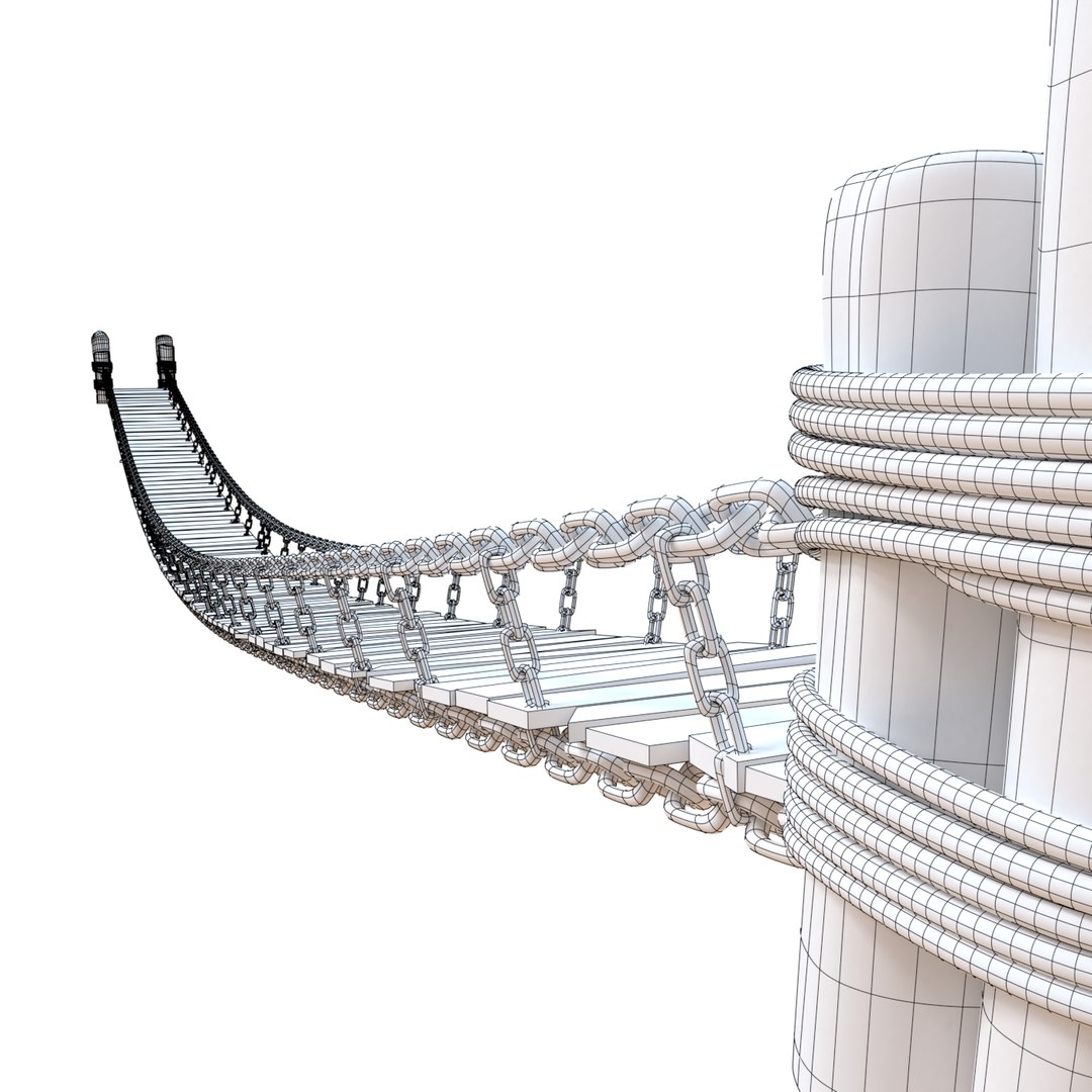 3D Drawbridge Bridge - TurboSquid 1220543