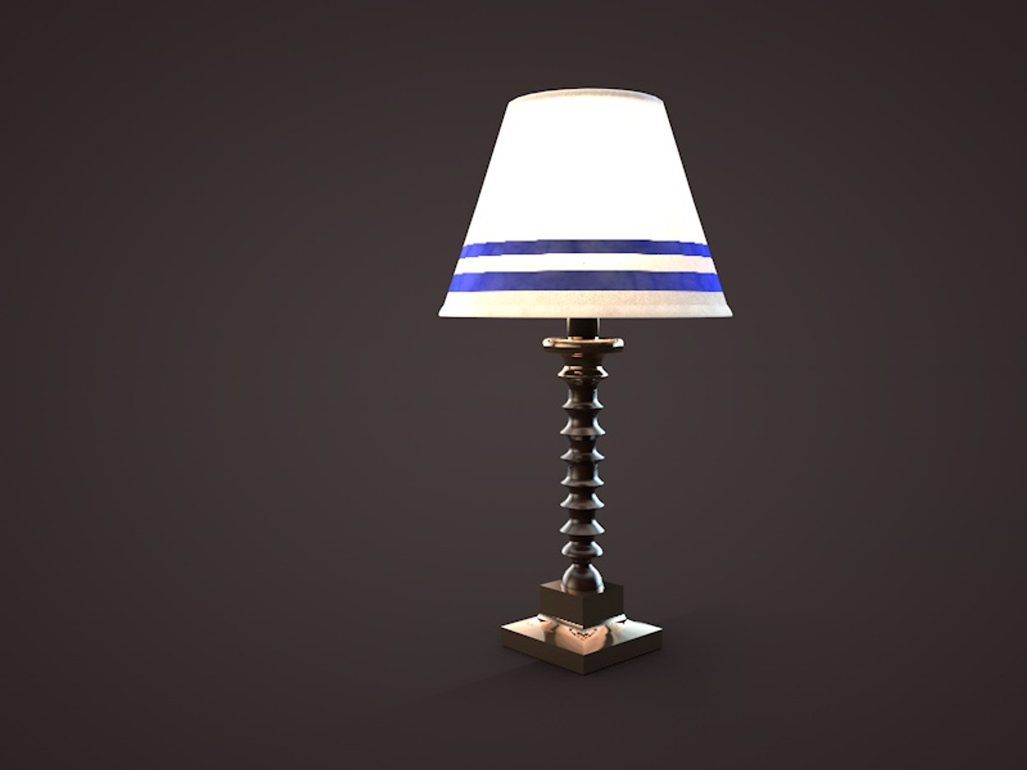 3d model indian lamp